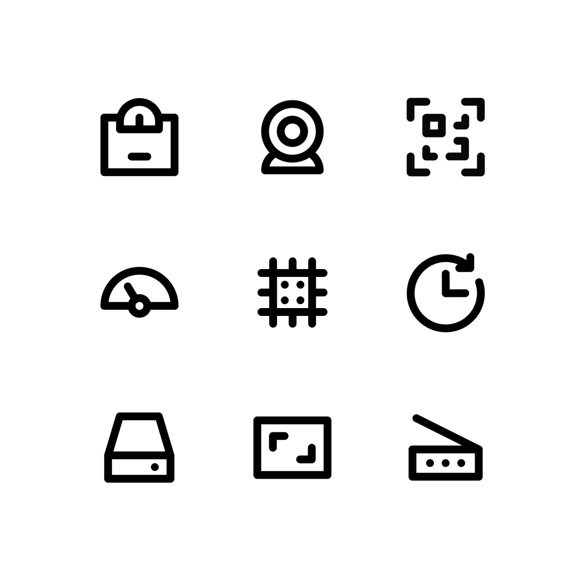 Device Animated Icons Set - JSON, Lottie, MP4, GIF