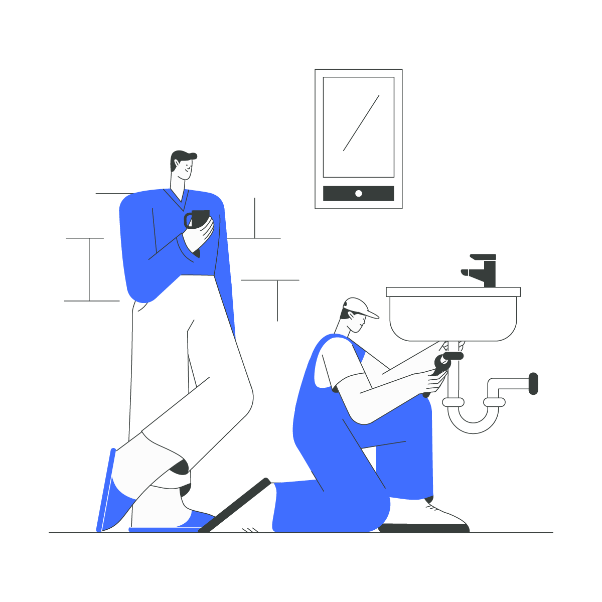 Home Maintenance Services Animations Set - JSON, Lottie, MP4, GIF