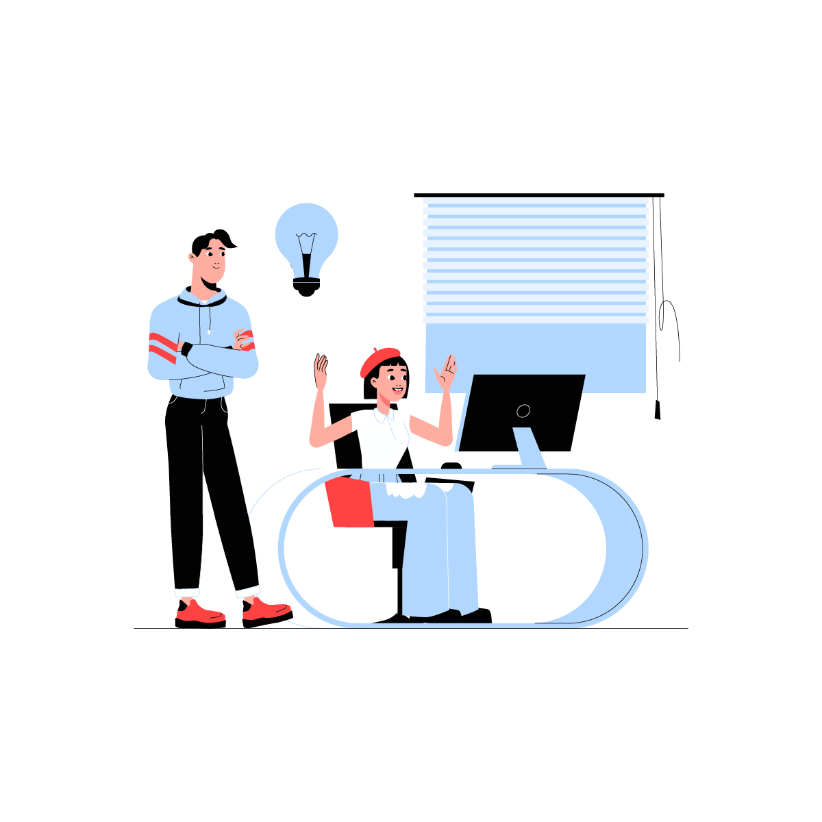 Teamwork Animations Set - JSON, Lottie, MP4, GIF