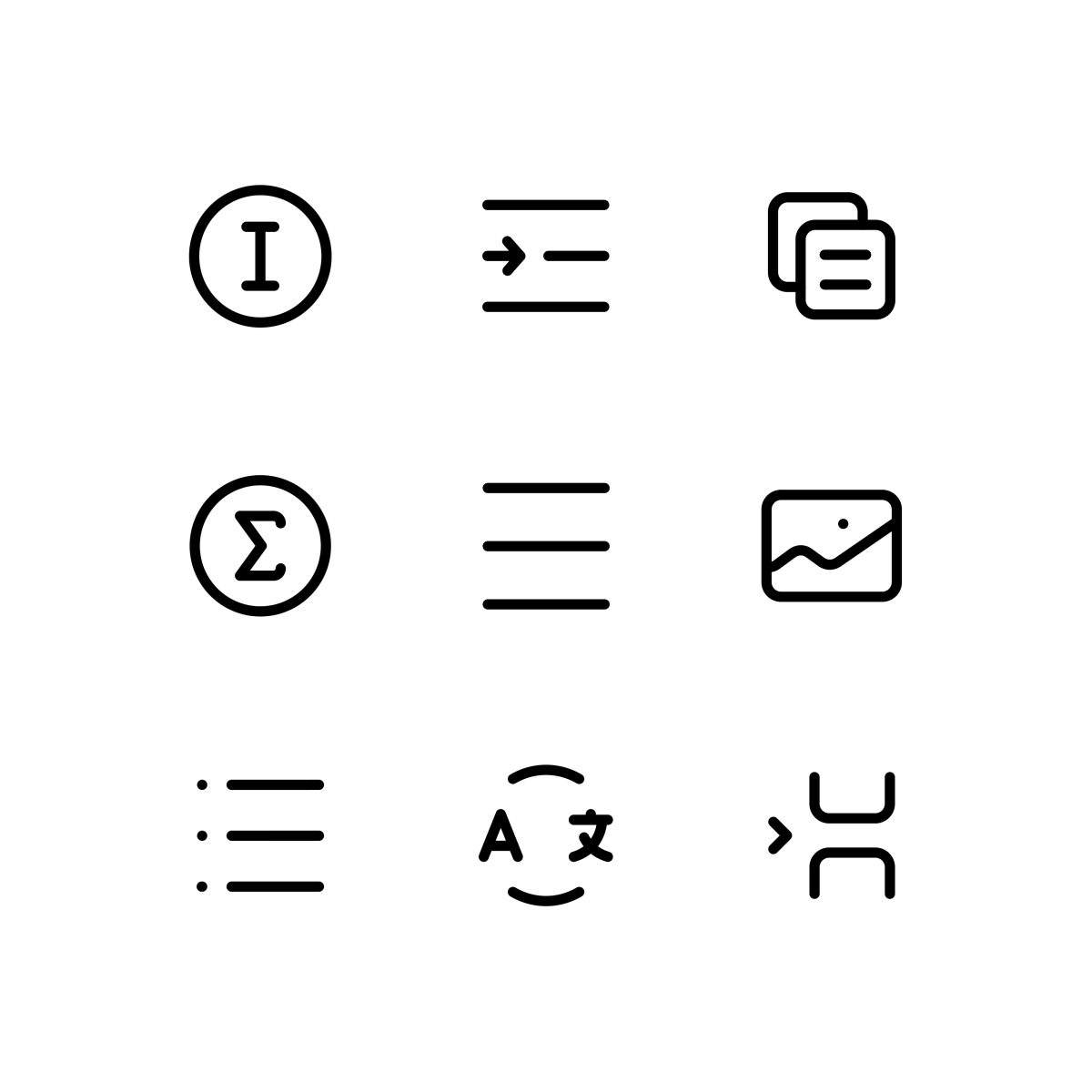 Content Animated System Icons Set - JSON, Lottie, MP4, GIF