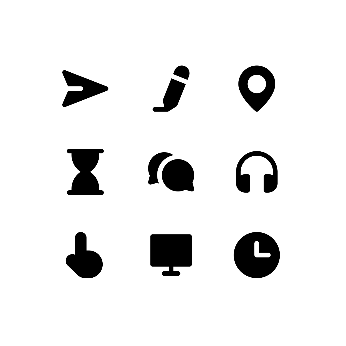 Work Office Animated System Icons Set - JSON, Lottie, MP4, GIF