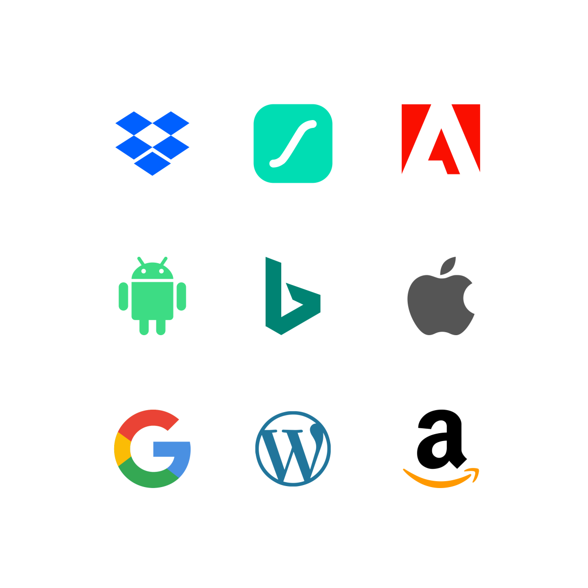 Brand Logos Animated Icon Pack Set - JSON, Lottie, MP4, GIF