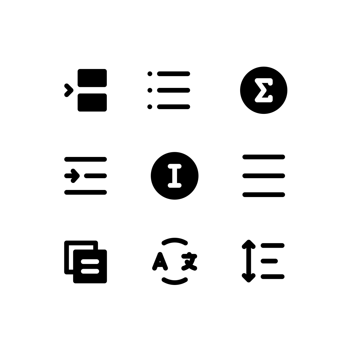 Content Animated System Icons Set - JSON, Lottie, MP4, GIF