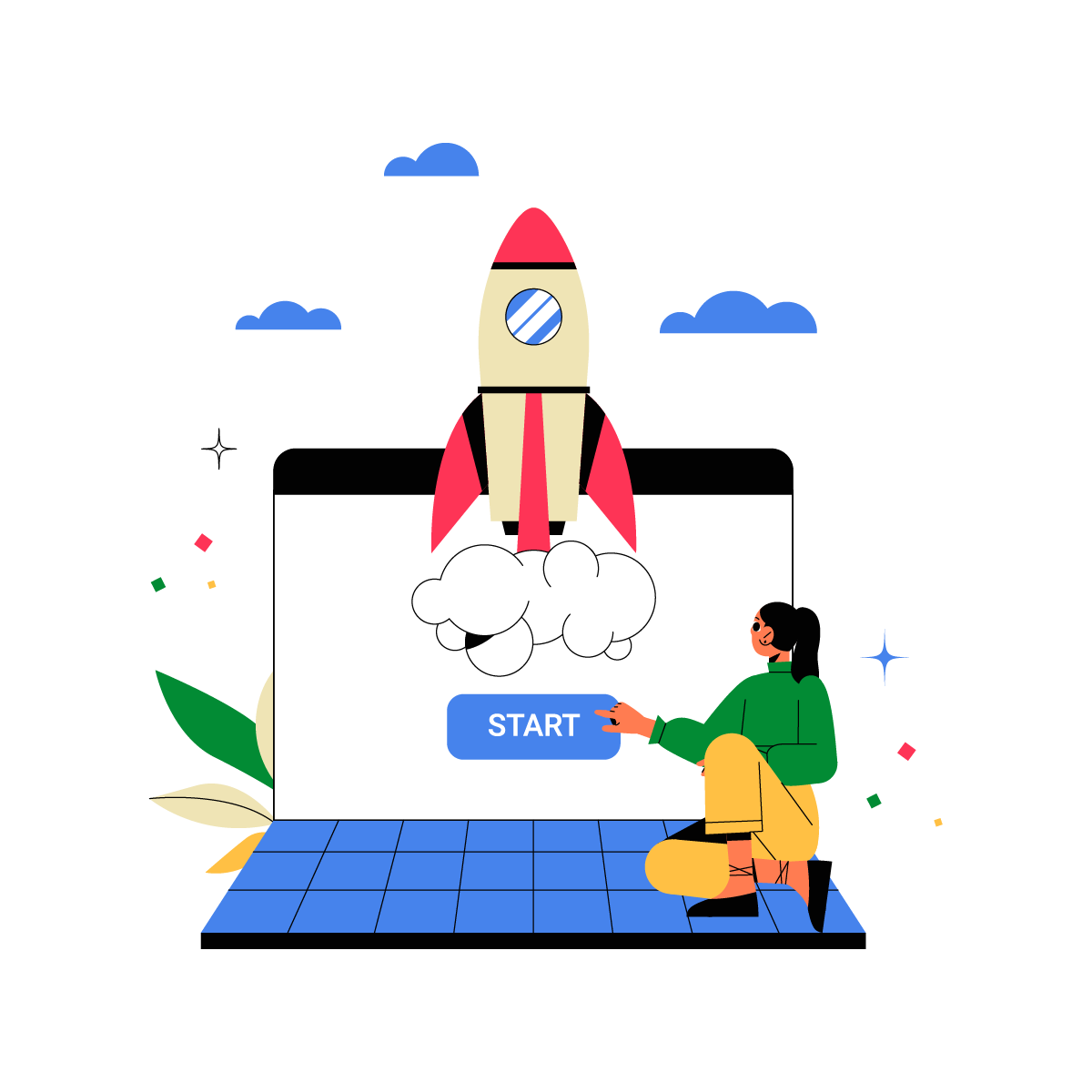 Startup Animations Set - JSON, Lottie, MP4, GIF