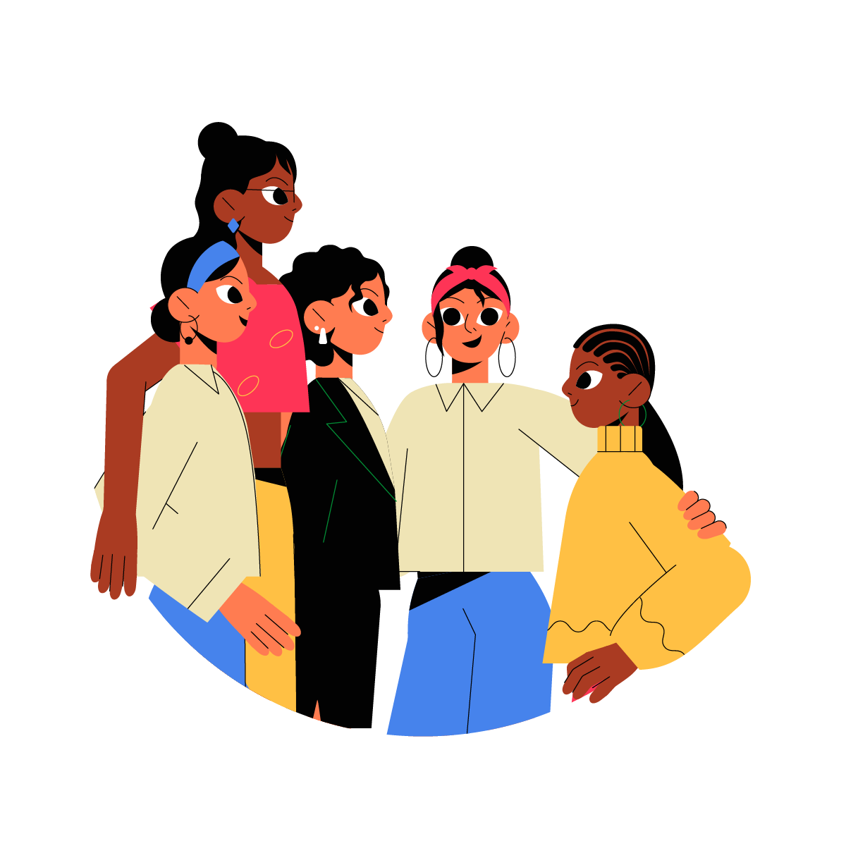 Diversity Animations Set - JSON, Lottie, MP4, GIF