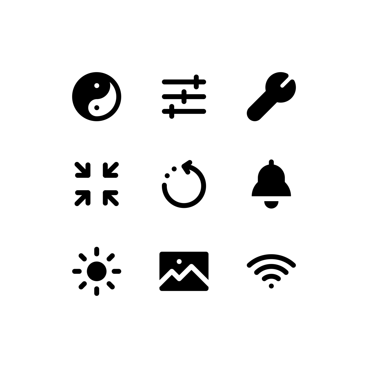 UI Animated System Icons Set - JSON, Lottie, MP4, GIF