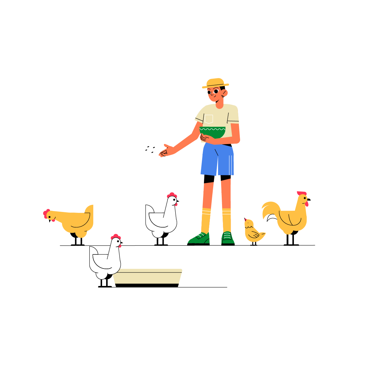 Farming And Agriculture Animations Set - JSON, Lottie, MP4, GIF