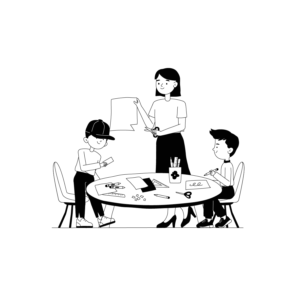 Childcare and Daycare Illustrations Set - JSON, Lottie, MP4, GIF