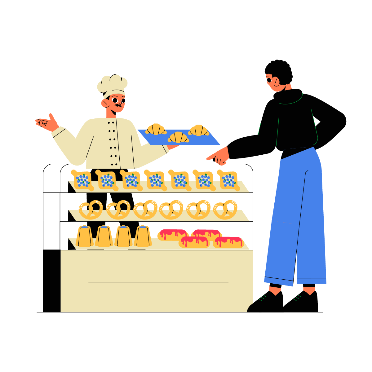 Bakery Animations Set - JSON, Lottie, MP4, GIF