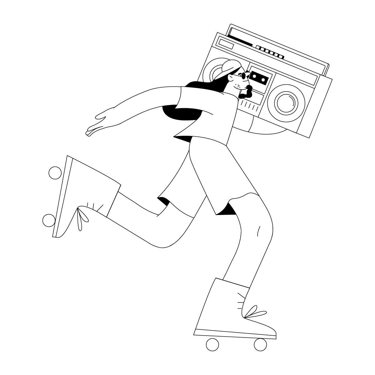 Funky Dance Party Animations Set - JSON, Lottie, MP4, GIF
