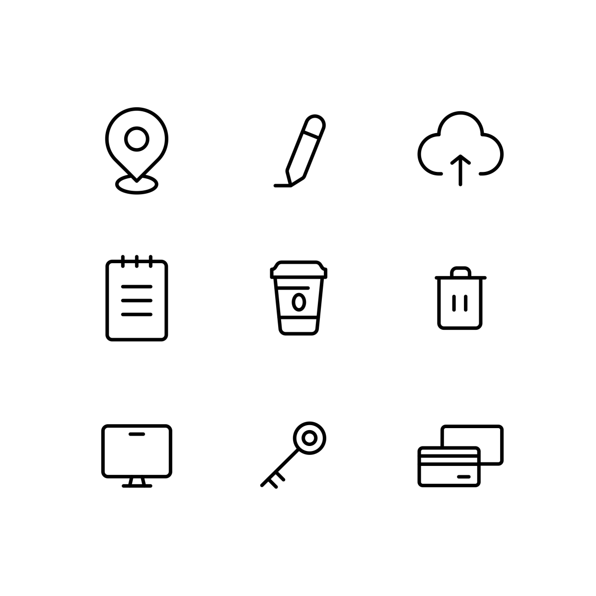Work Office Animated Icon Pack Set - JSON, Lottie, MP4, GIF