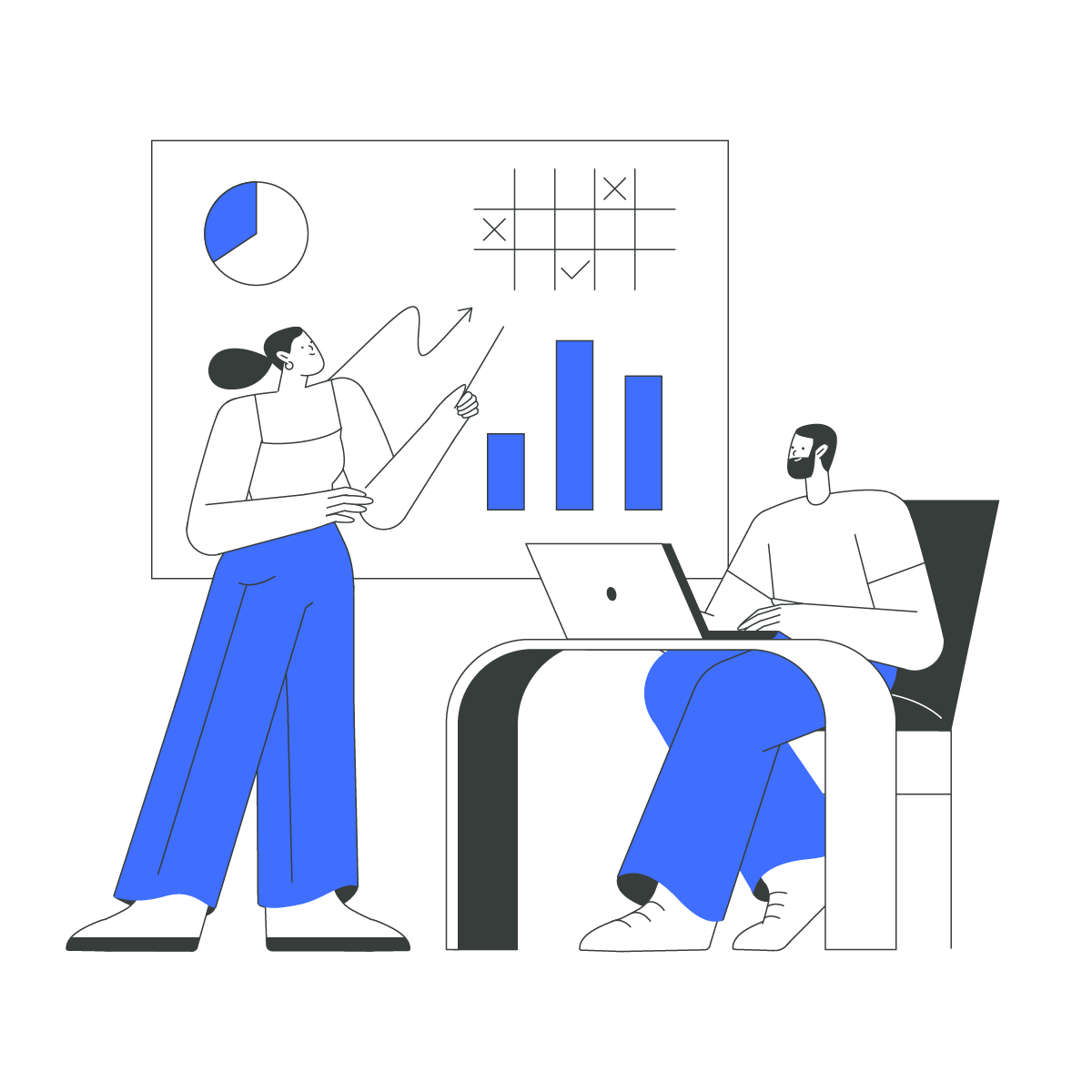 Project and Task Management Animations Set - JSON, Lottie, MP4, GIF