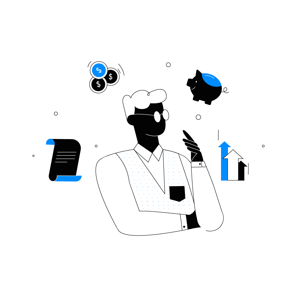 Download Investor animation in Lottie JSON