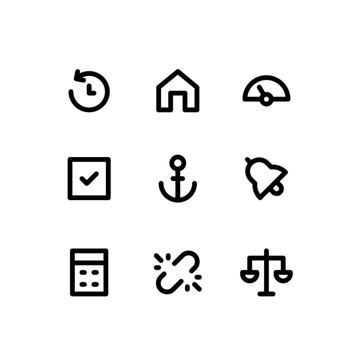 UI System Icons Set - JSON, Lottie, MP4, GIF