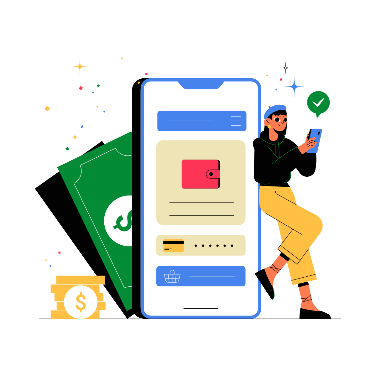 Ecommerce And Shopping Animations Set - JSON, Lottie, MP4, GIF