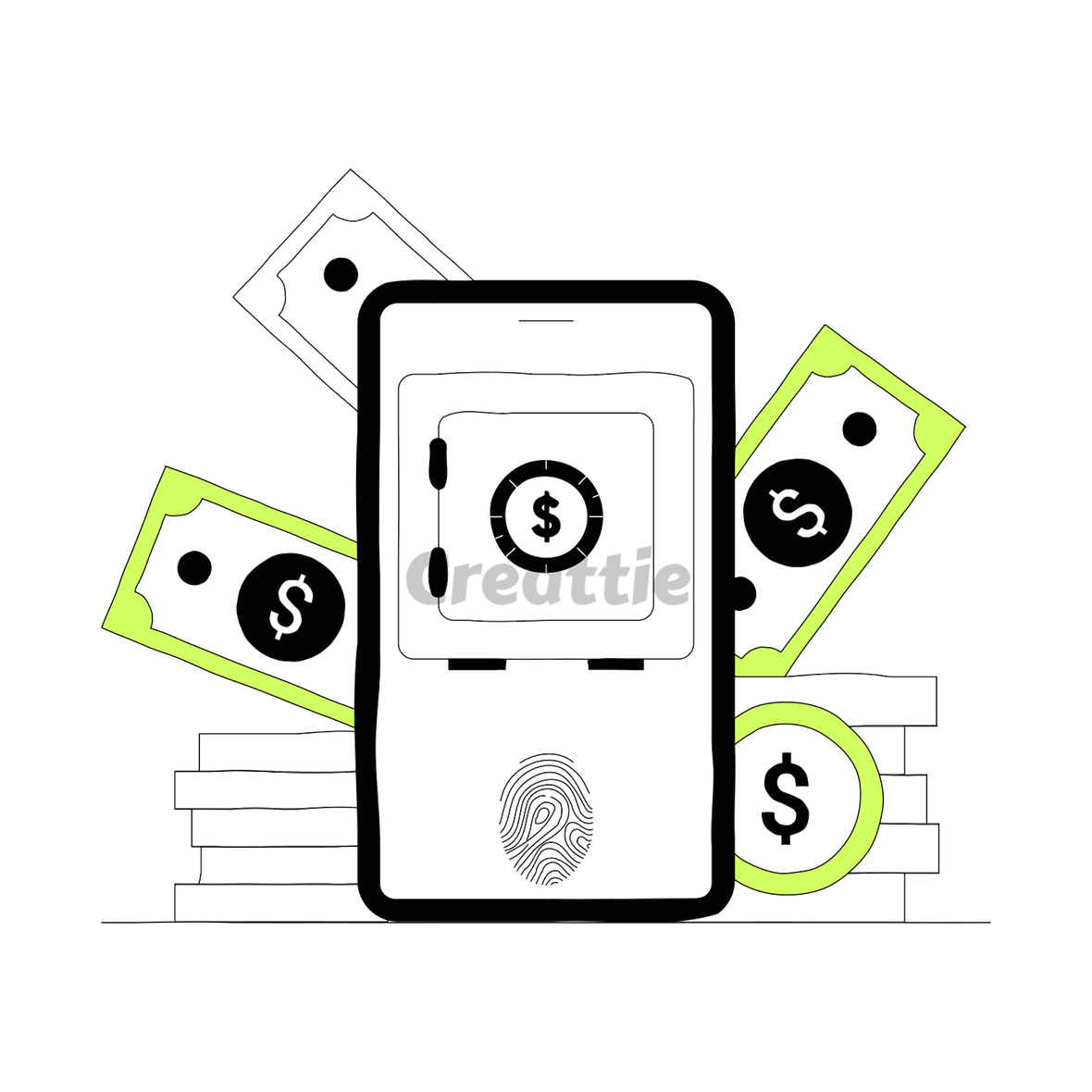 Download Bank Account animation in Lottie JSON