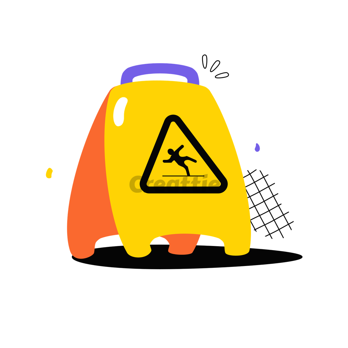 Download Caution Sign animation in Lottie JSON