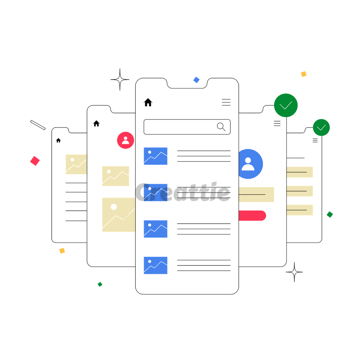 Download Mobile Interface animation in Lottie JSON