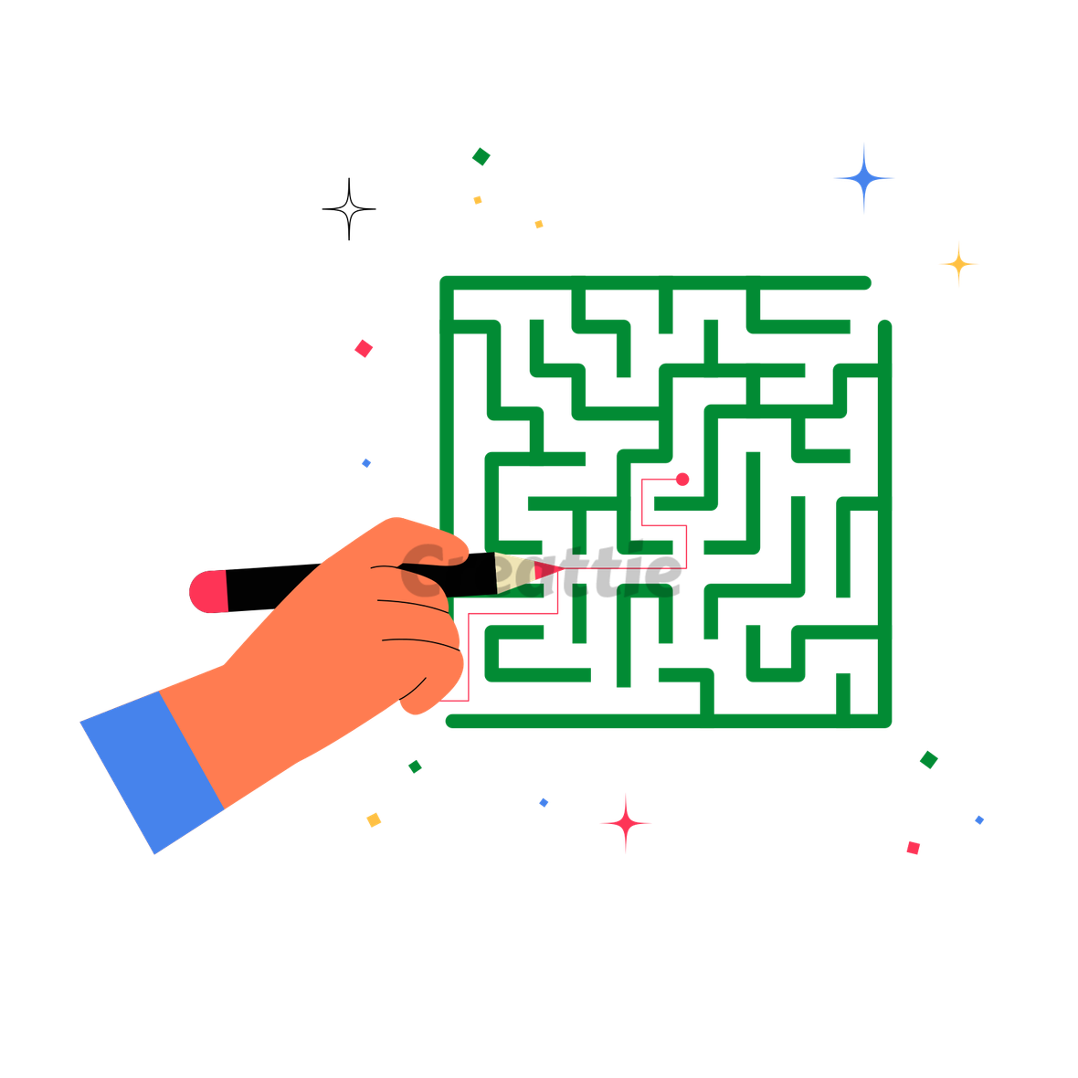 Download Labyrinth animation in Lottie JSON