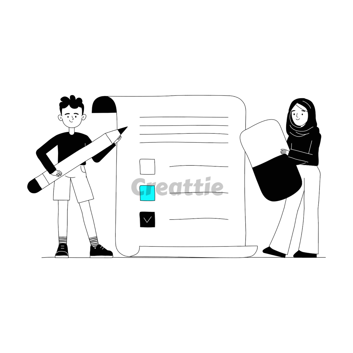 Download Assignments Done animation in Lottie JSON