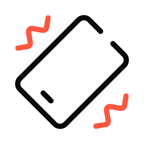 Download Mobile Vibration animated Icons in JSON Lottie
