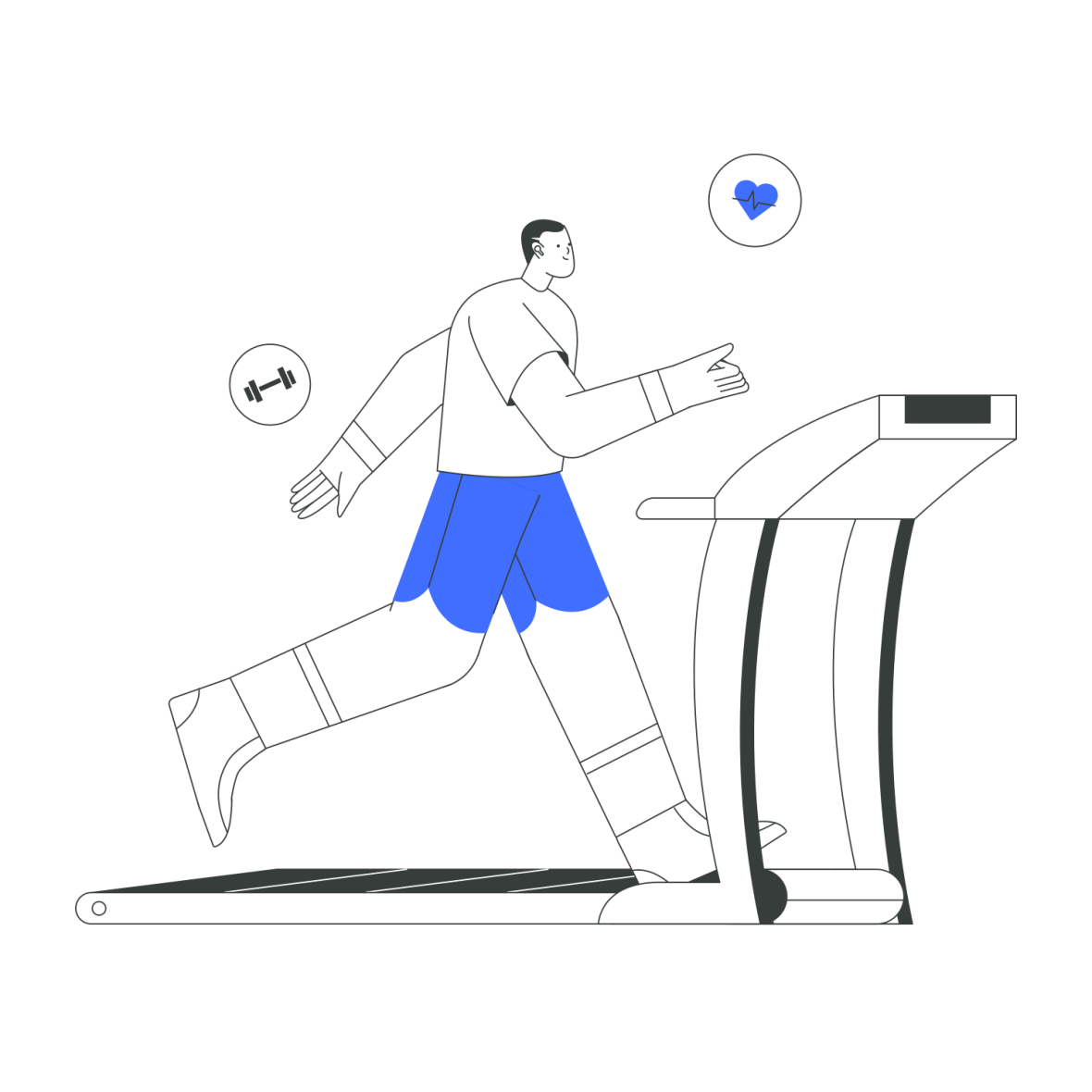 Download Running Machine animation in Lottie JSON