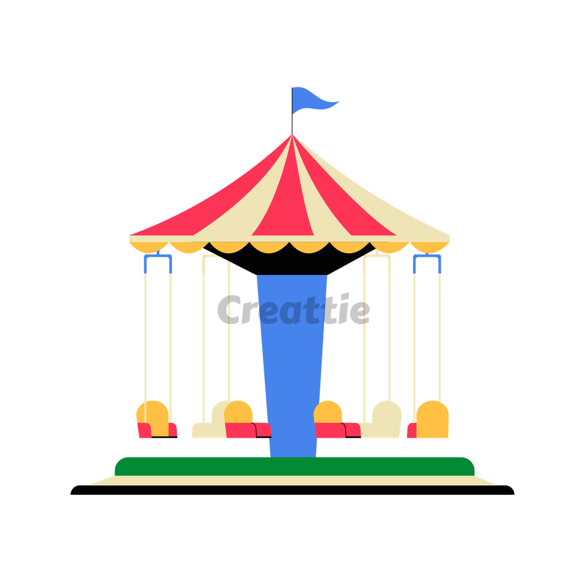 Download Swing Carousel Animation In Lottie Json