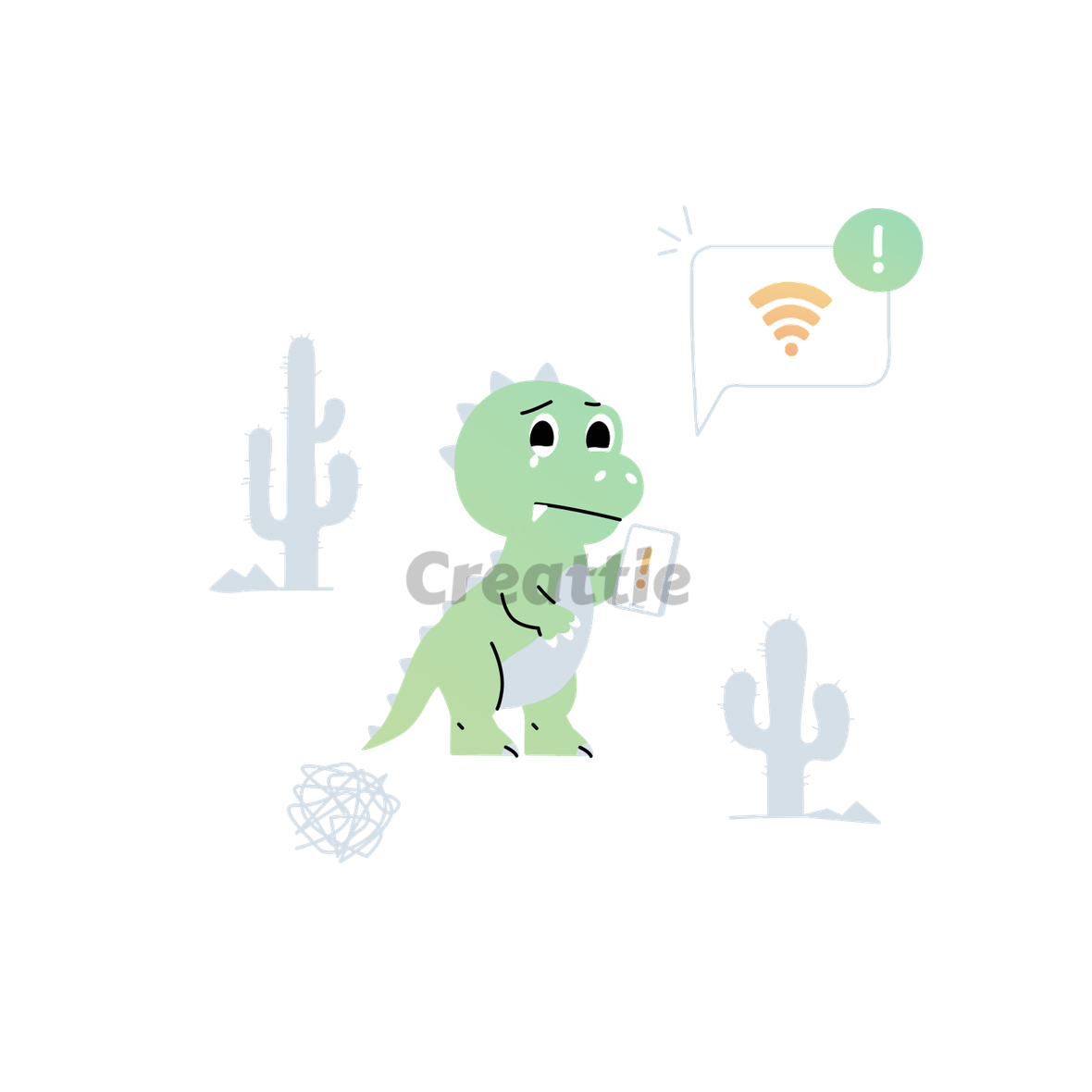 Download No Internet animation in Lottie JSON