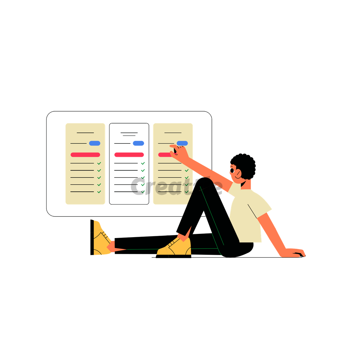 Download Pricing Plans animation in Lottie JSON