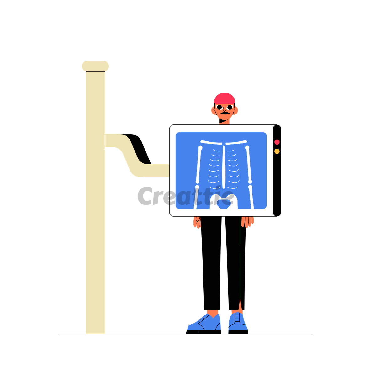 Download X-Ray Imaging animation in Lottie JSON