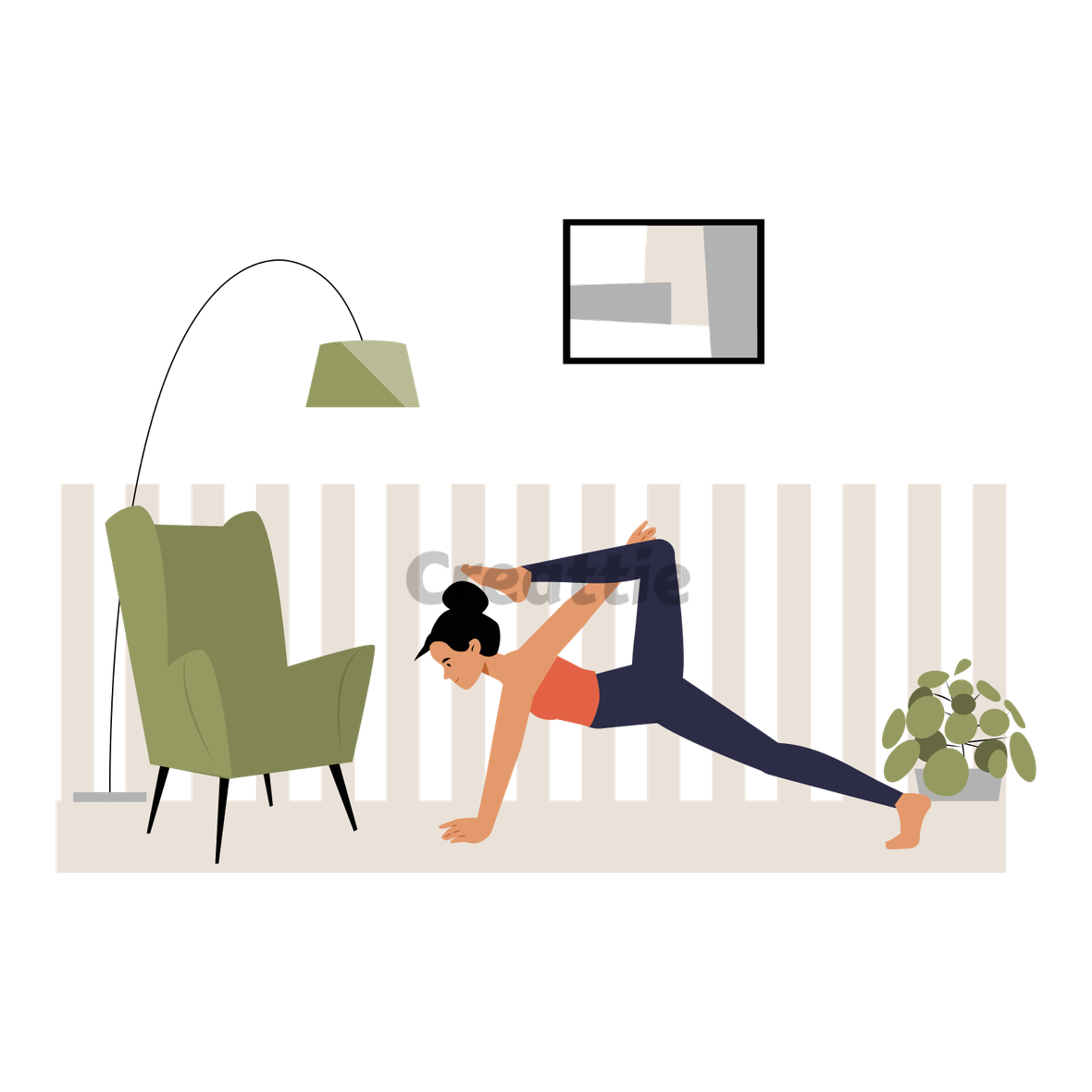 Download Mat Workout animation in Lottie JSON