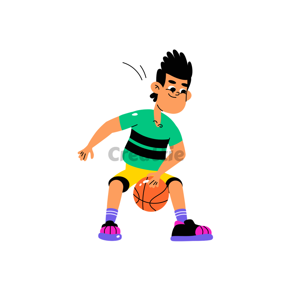 Download Basketball Dribble animation in Lottie JSON
