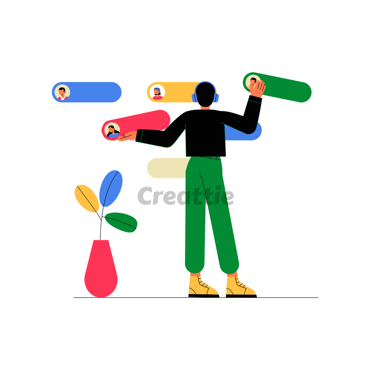 Download Task Allocation animation in Lottie JSON