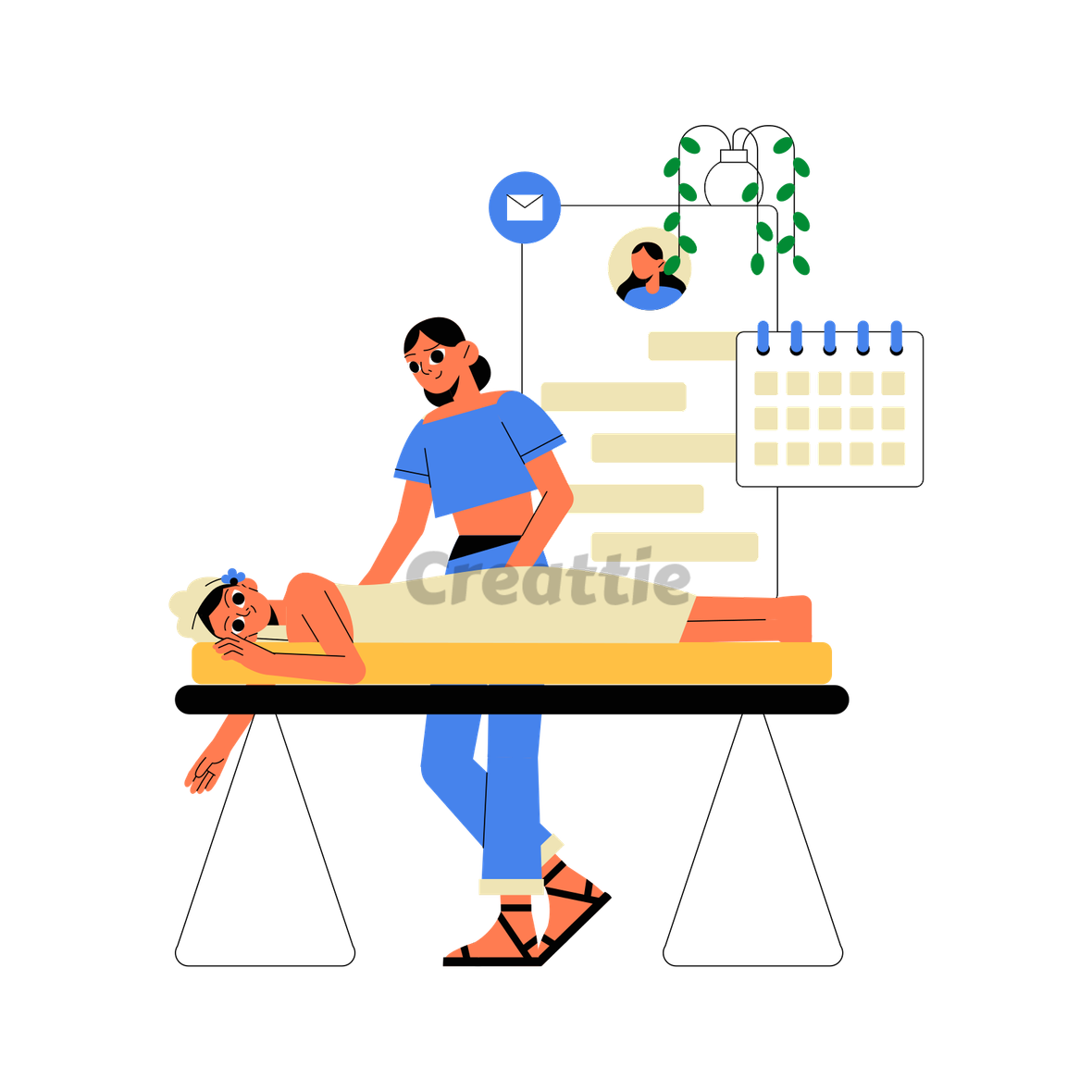 Download Spa Appointment animation in Lottie JSON