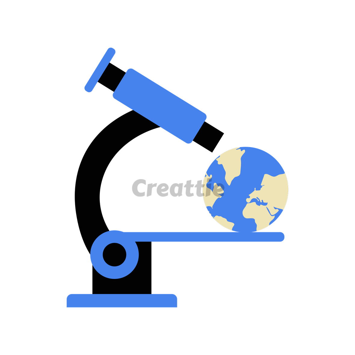 Download Earth Under the Microscope animation in Lottie JSON