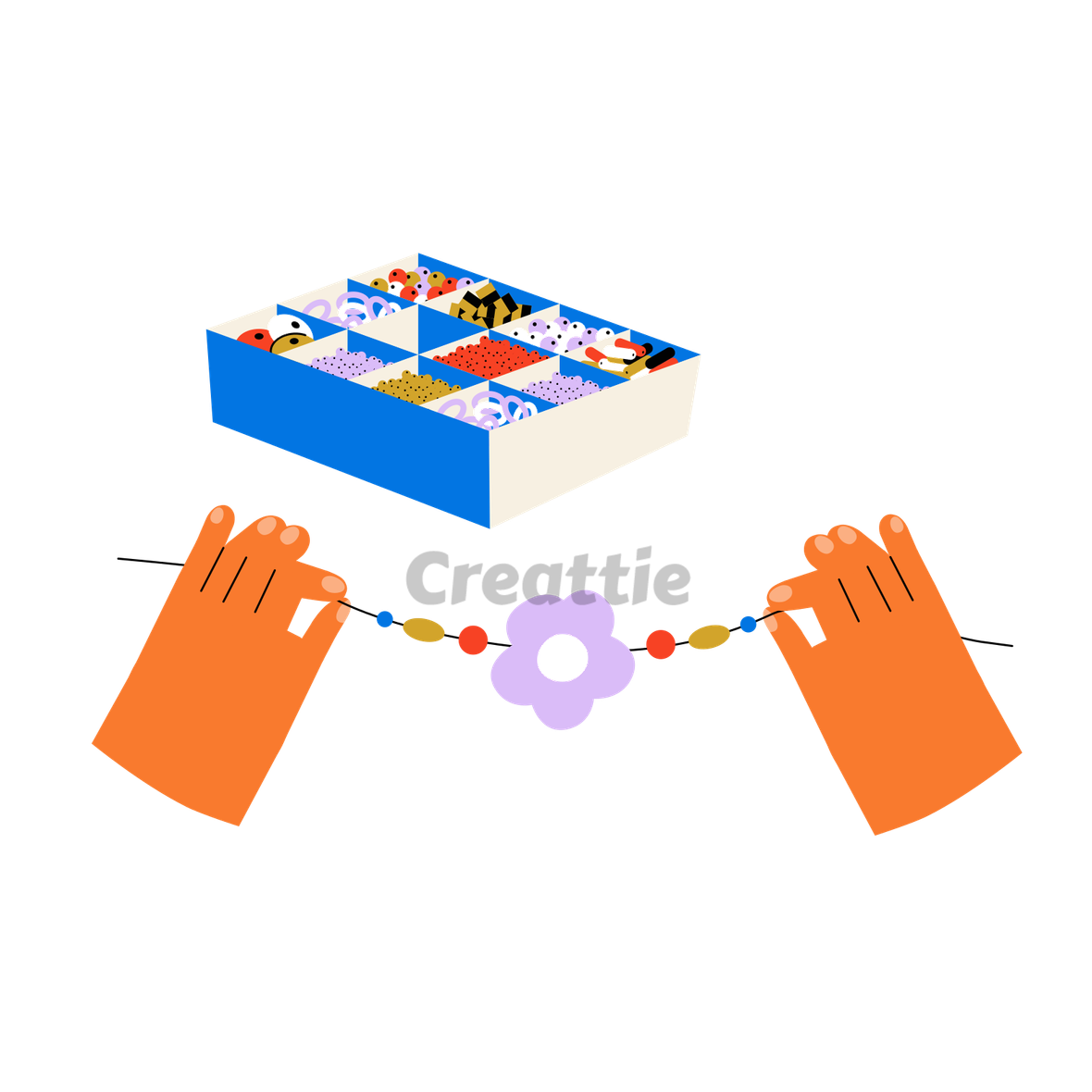 Download Bead Threading animation in Lottie JSON