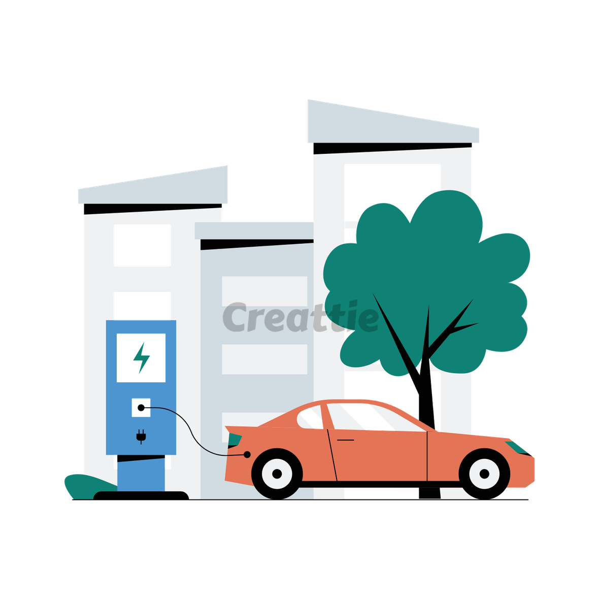 Download Electric Recharge animation in Lottie JSON