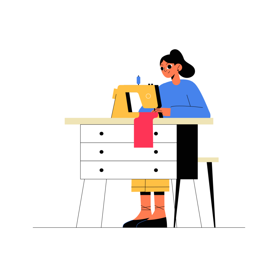 Download Tailor animation in Lottie JSON