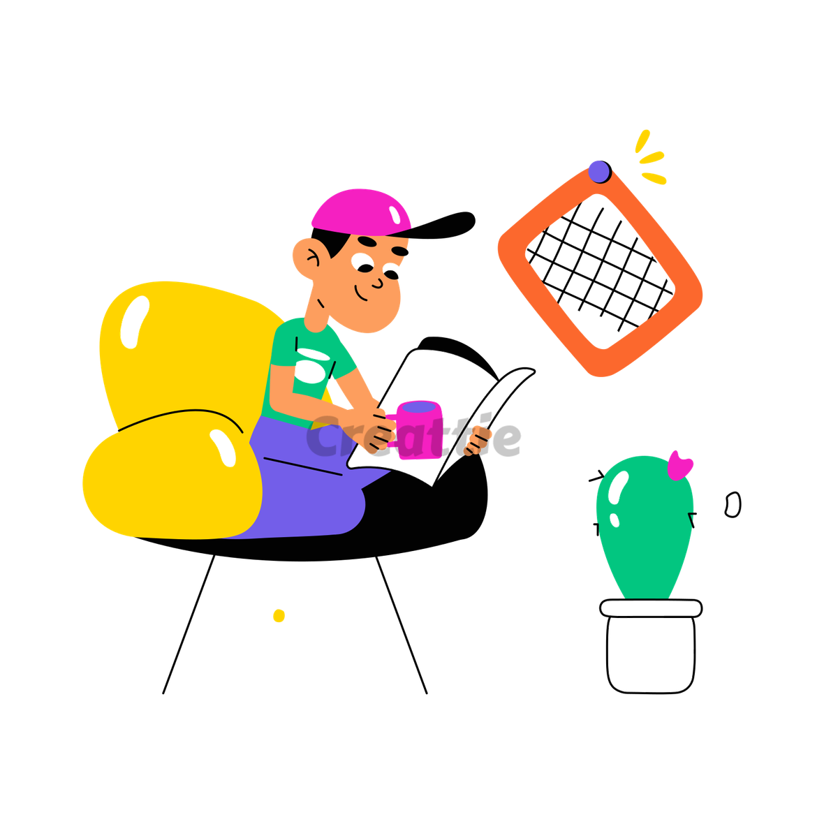 Download Office Break animation in Lottie JSON