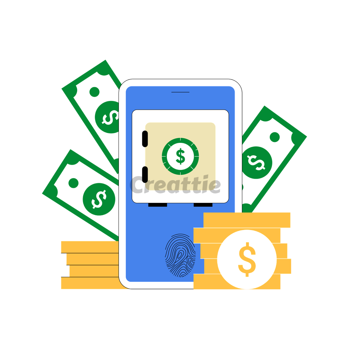 Download Bank Account animation in Lottie JSON