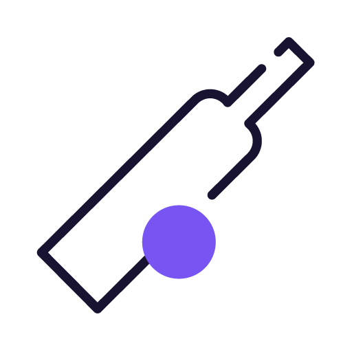 Download Cricket Bat and Ball animated Icons in JSON Lottie