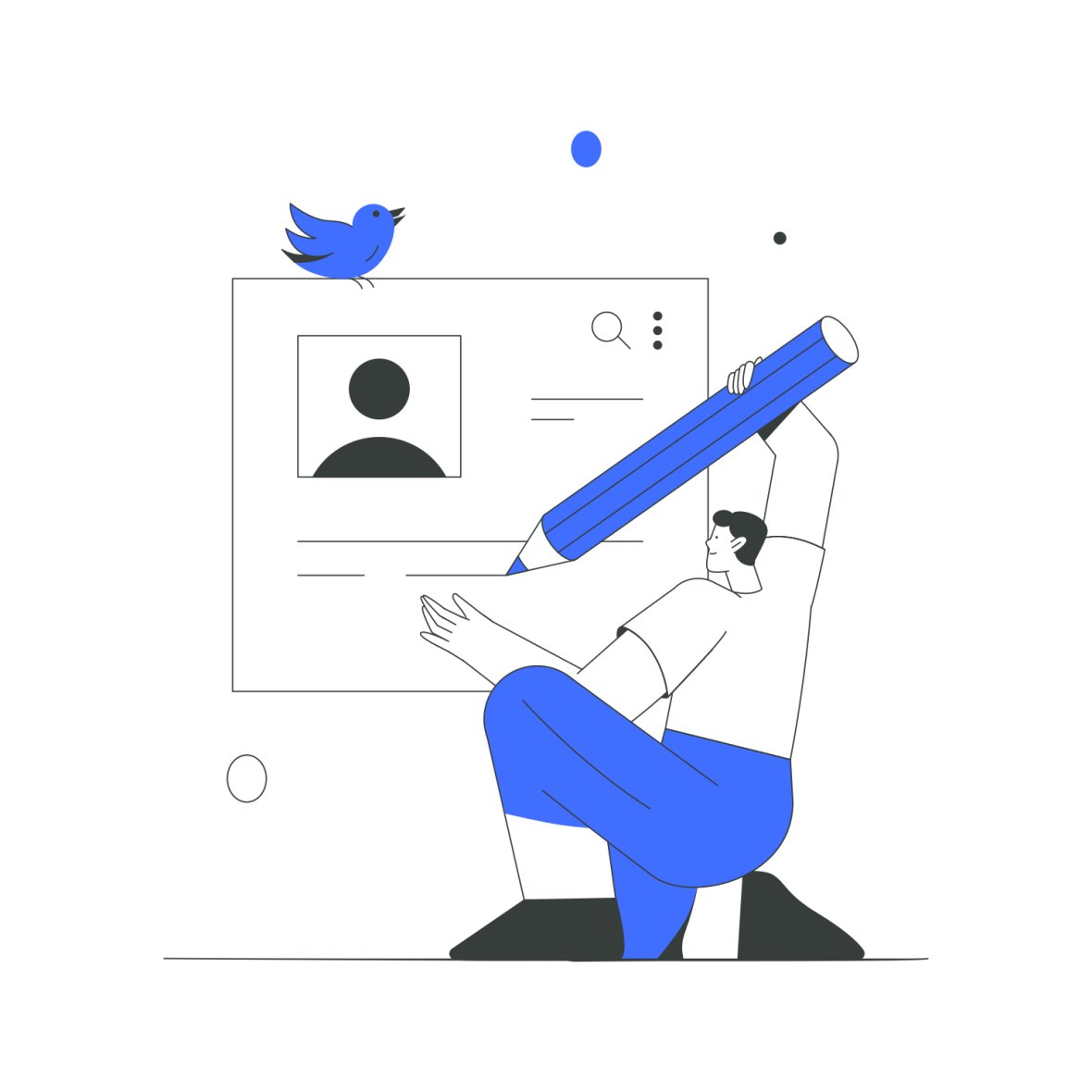 Download Profile Design animation in Lottie JSON