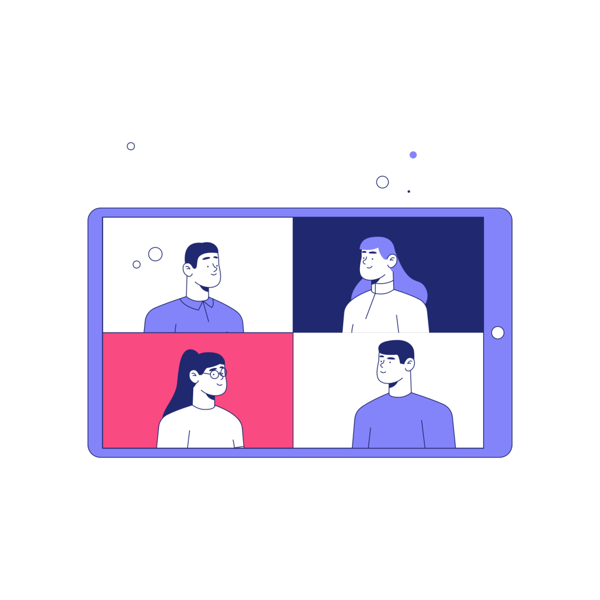 Download Graduation Meeting animation in Lottie JSON