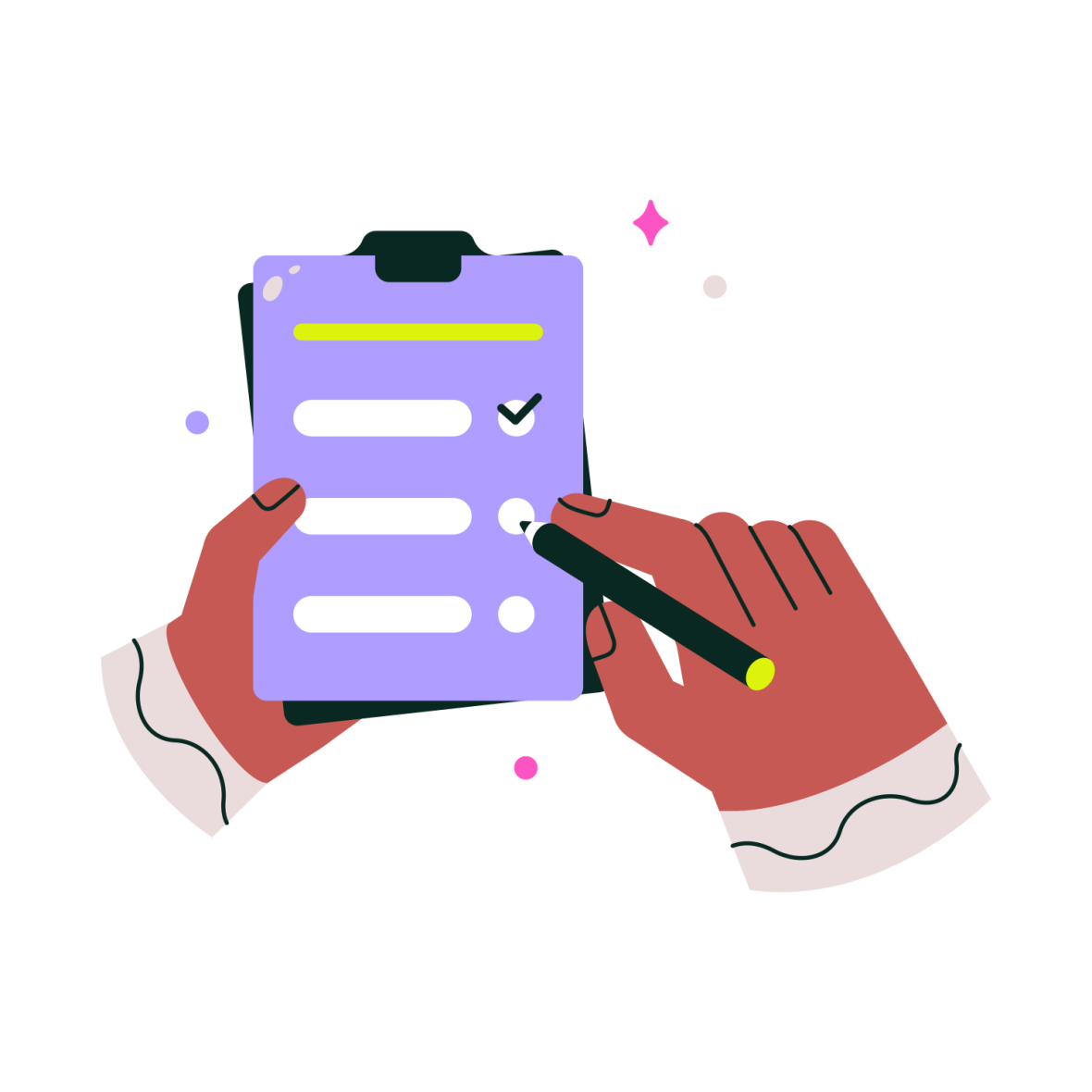 Download Task Checklist animation in Lottie JSON