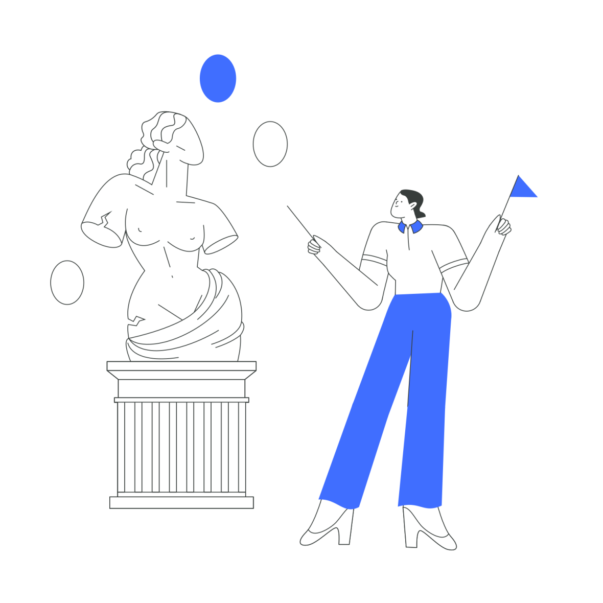 Download Art Museum Guide animation in Lottie JSON