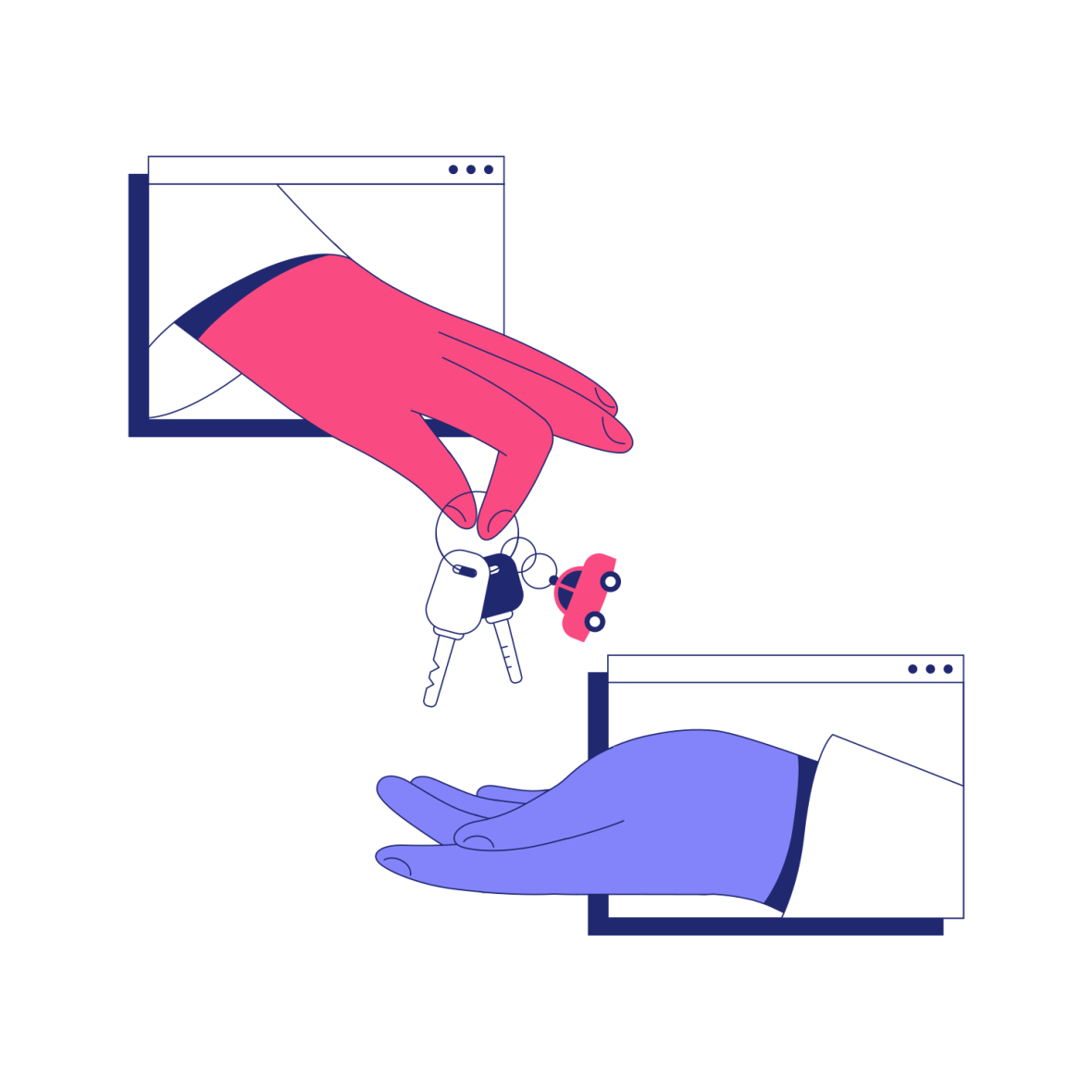 Download Car Rental animation in Lottie JSON