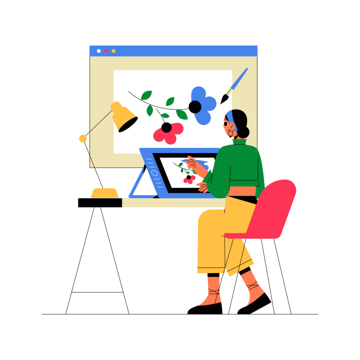 Download Illustrator animation in Lottie JSON