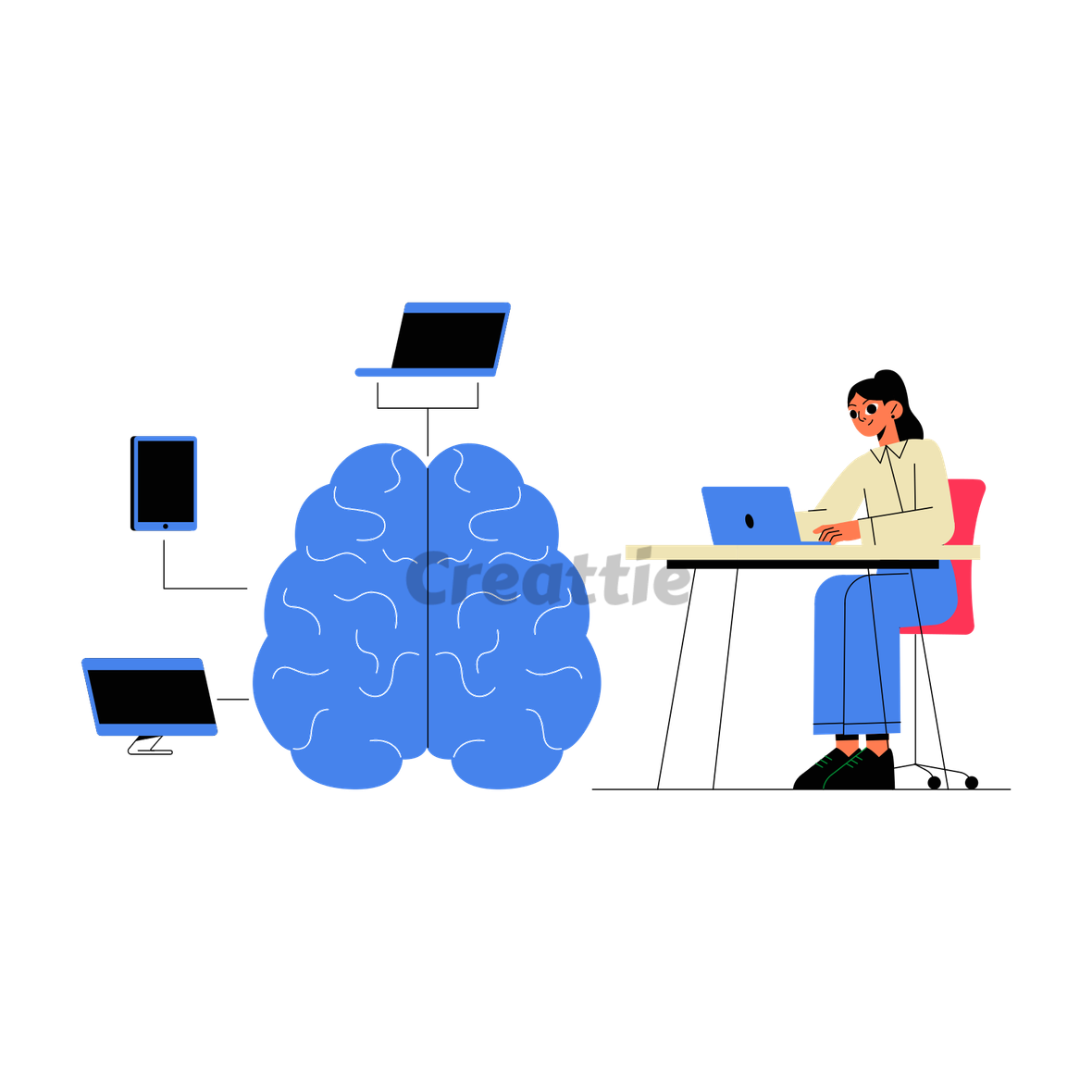 Download Artificial Intelligence animation in Lottie JSON