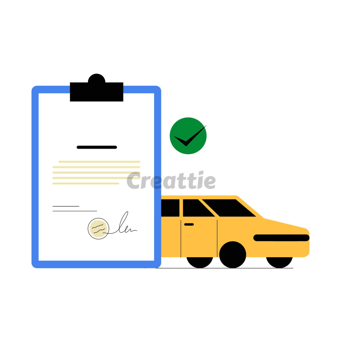 Download Car Insurance animation in Lottie JSON