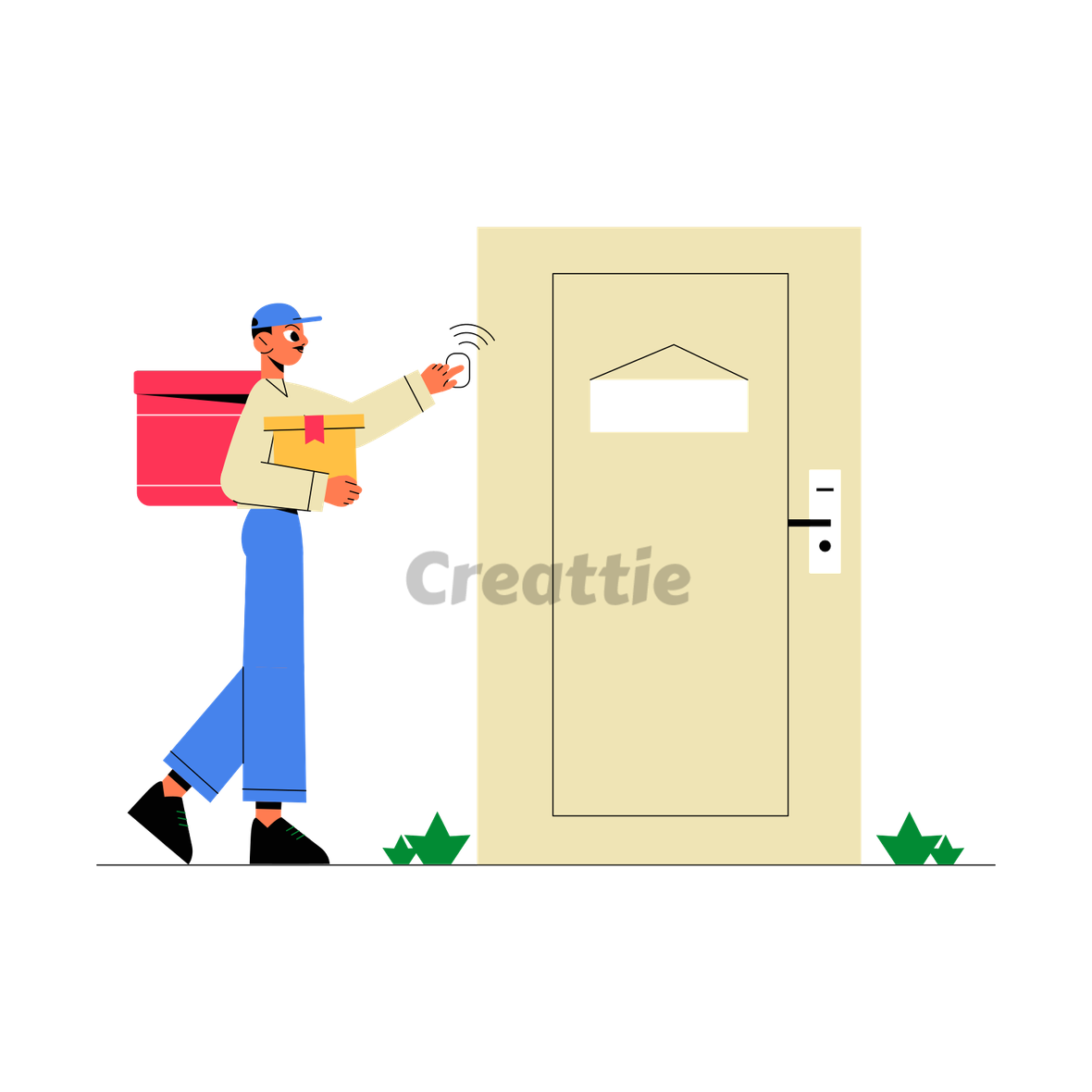 Download Food Delivery Service animation in Lottie JSON